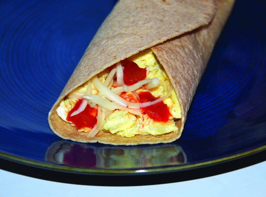 Cheesy Breakfast Burrito - EFNEP - Expanded Food and Nutrition ...